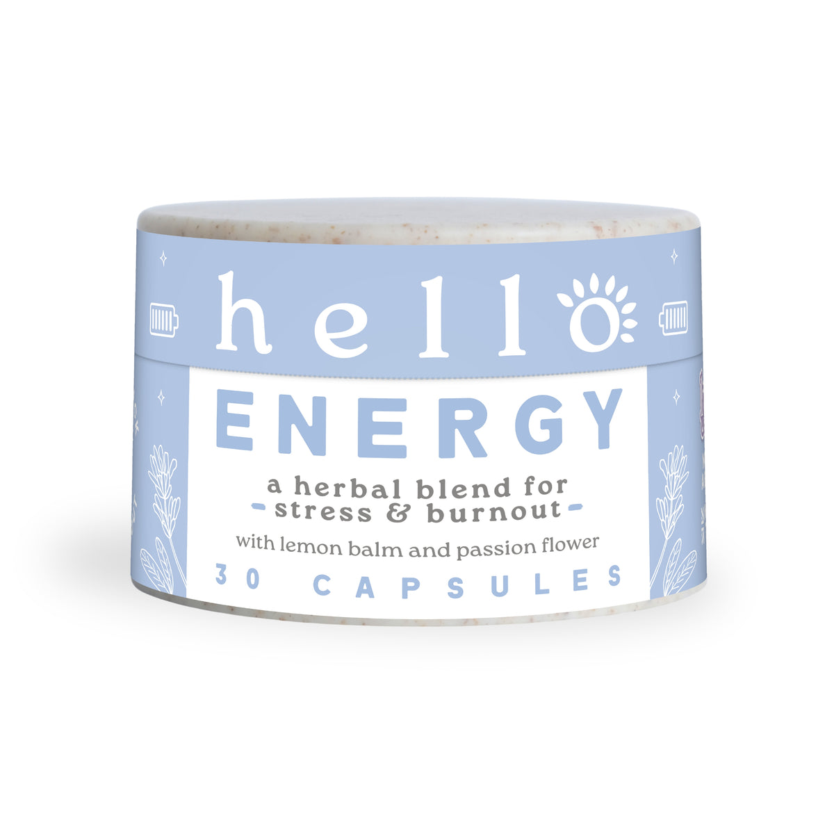 Hello Energy 30 Capsules — Herbal Apothecary UK