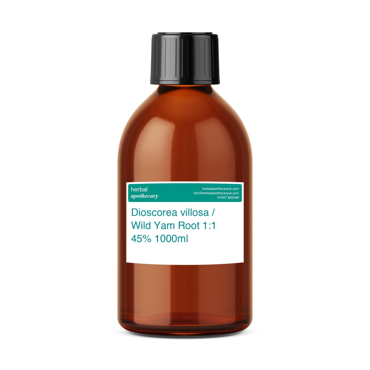 Dioscorea villosa / Wild Yam Root 1:1 45% 1000ml — Herbal Apothecary UK